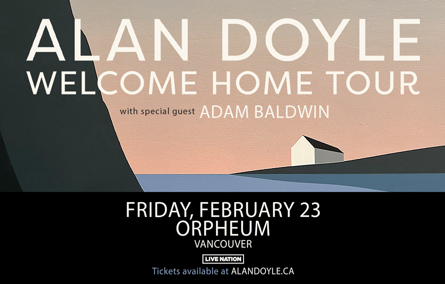 Alan Doyle at the Orpheum - Vancouver Civic Theatres